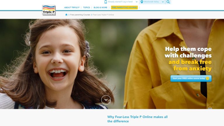 Fear-Less Triple P Online - Finding North