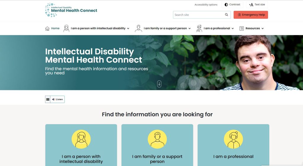 Intellectual Disability Mental Health Connect - Finding North